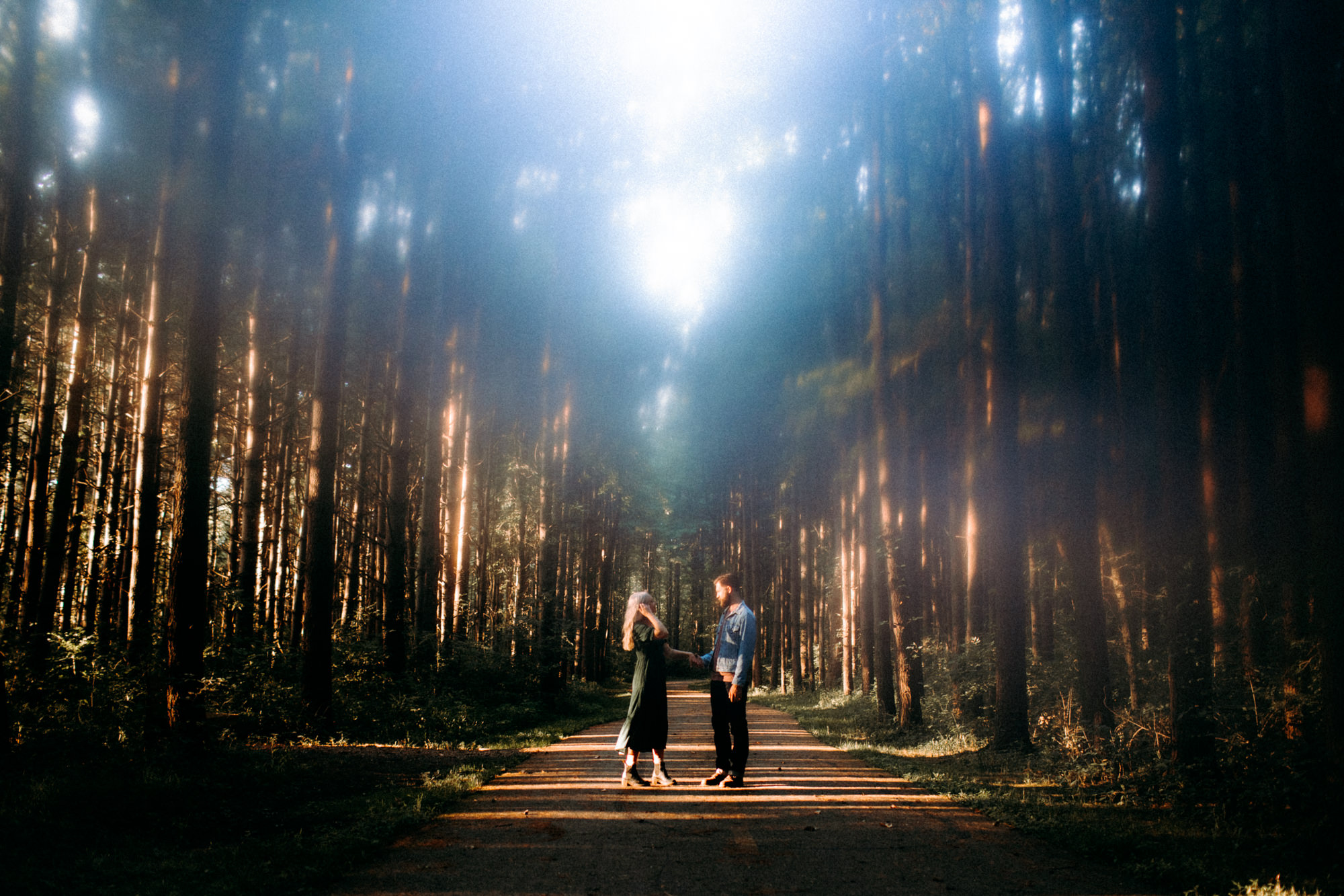 Forest Engagement Session in Walnut Woods - J. Hannah Photography ...